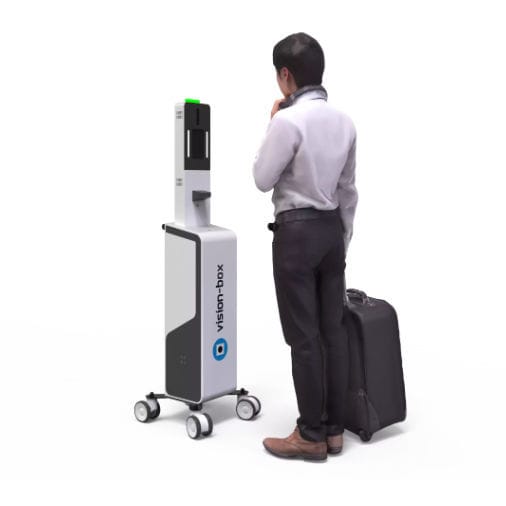 Check-in kiosk with biometric capture - Seamless Assistant® - Vision ...