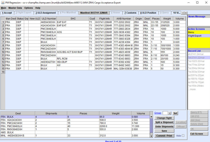 Management software - Handling - CHAMP Cargosystems (UK) Ltd ... Management software - Handling - CHAMP Cargosystems (UK) Ltd ...