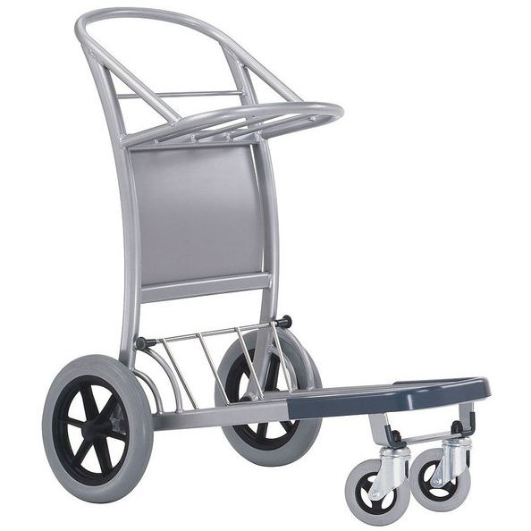 Airport terminal baggage cart - COLYSEE - Caddie - for passengers / 4-wheel