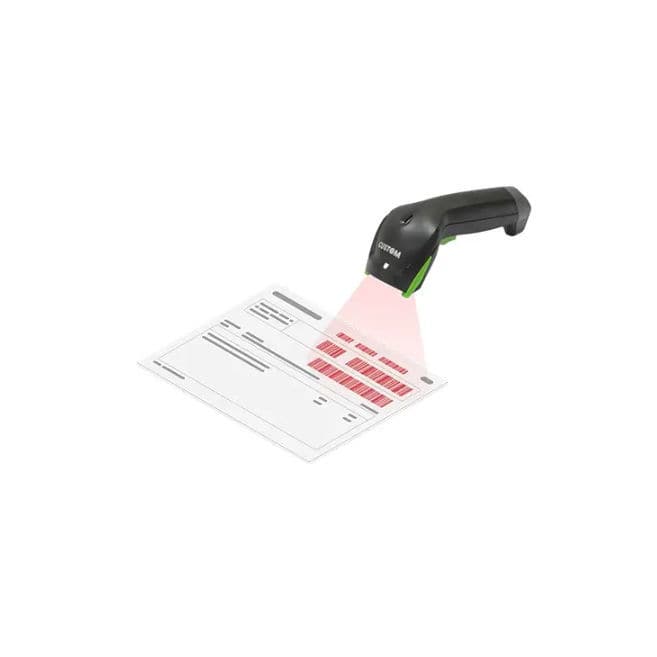 Portable barcode scanner - SCANMATIC - CUSTOM SpA - 1D / 2D / for ...