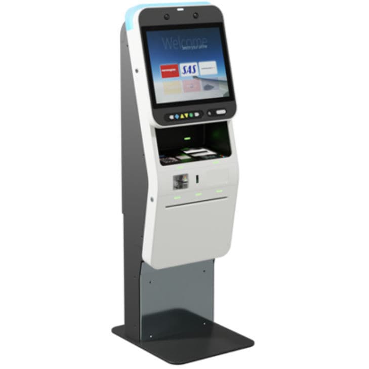 Baggage check-in kiosk - DAIFUKU AIRPORT TECHNOLOGIES - floor-standing ...