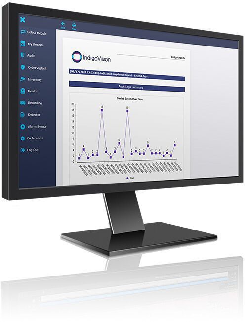 Security software - IndigoReports - INDIGOVISION - monitoring / for ...