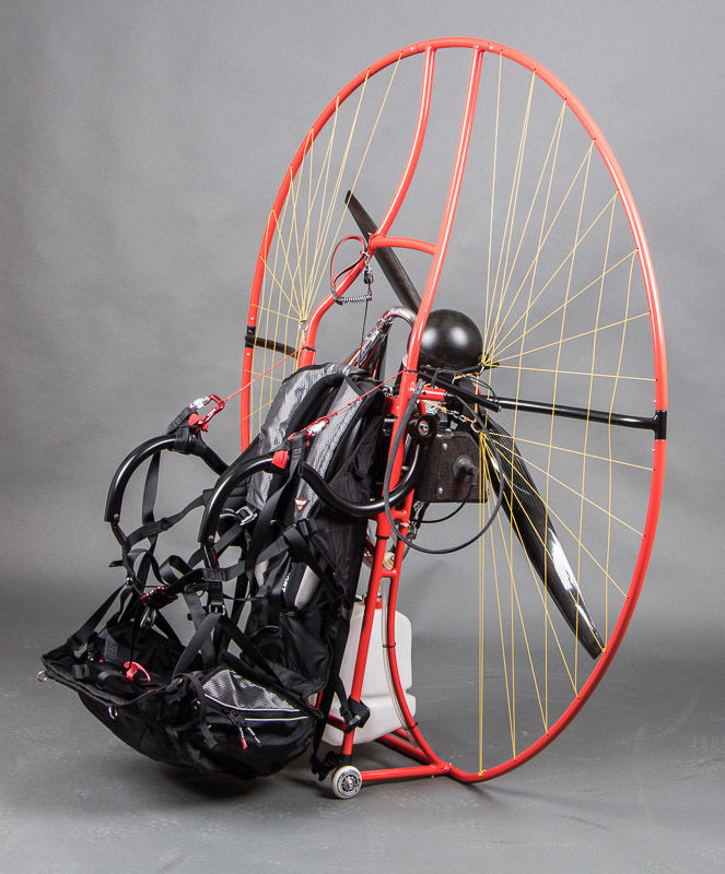 Single-seat paramotor - EOS 150 - PARAELEMENT - piston engine