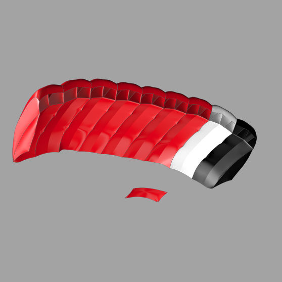 Sport parachute - Hurricane Elliptical - Parachute Systems - single place