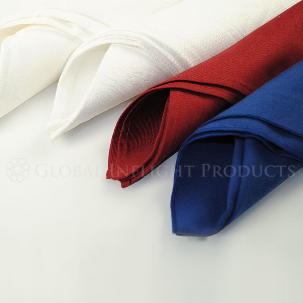 Aircraft cabin napkin - Global Inflight Products - cotton / linen