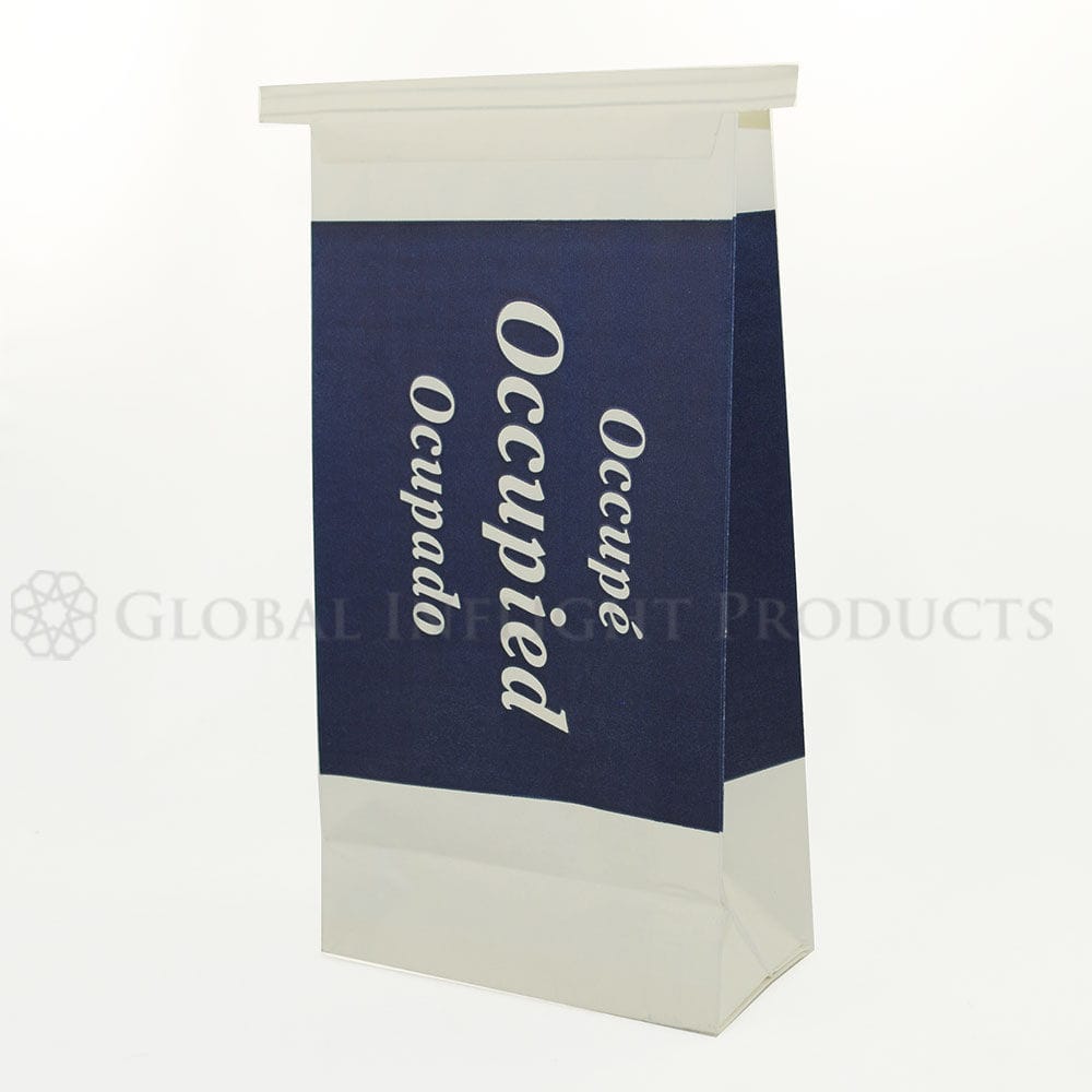 Aircraft sick bag - Tin Ties - Global Inflight Products - paper