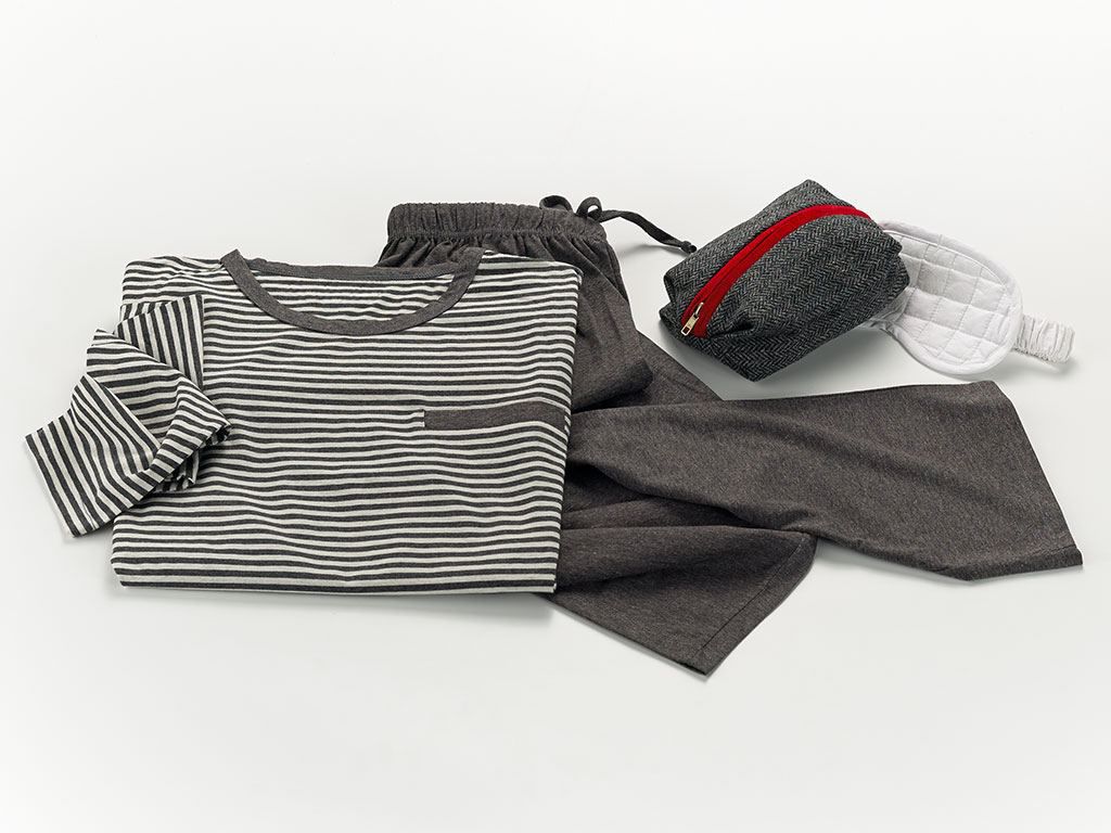 Aircraft cabin pyjamas - John Horsfall & Sons - fabric