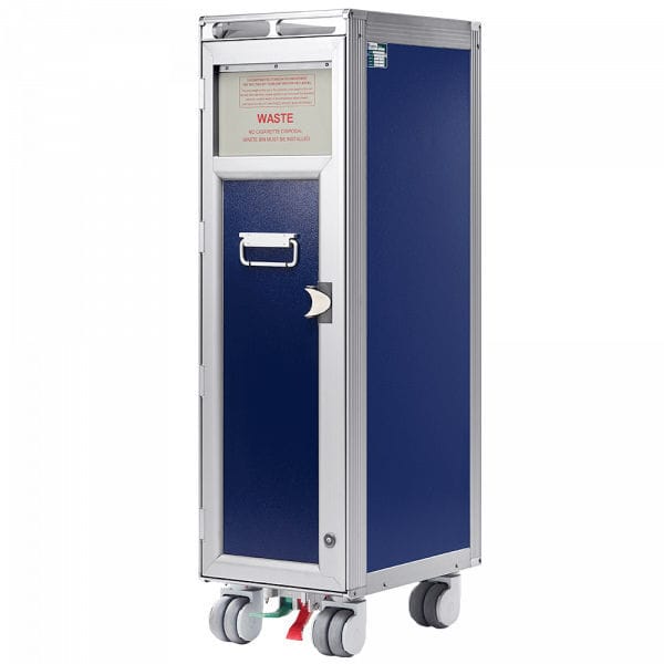 Aircraft cabin waste trolley - ALUFLITE - Korita Aviation - floor ...