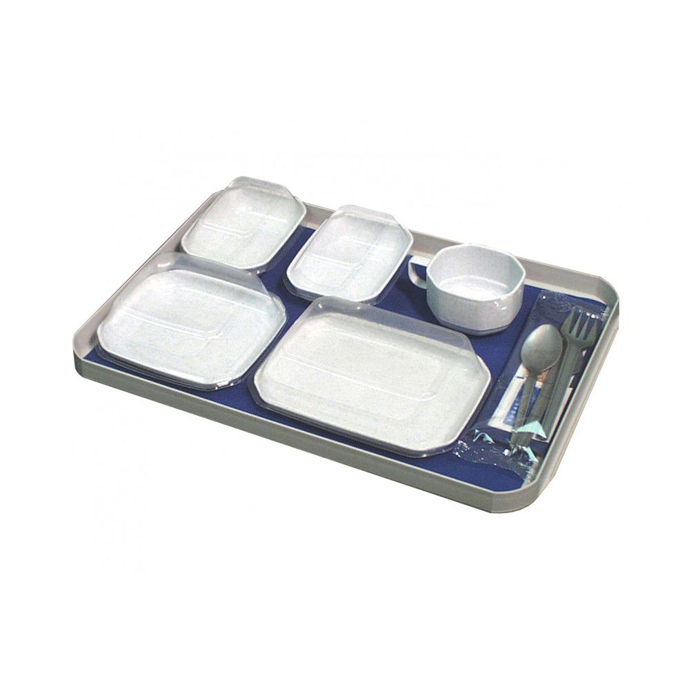 Aircraft cabin meal tray - WK Thomas - plastic / disposable
