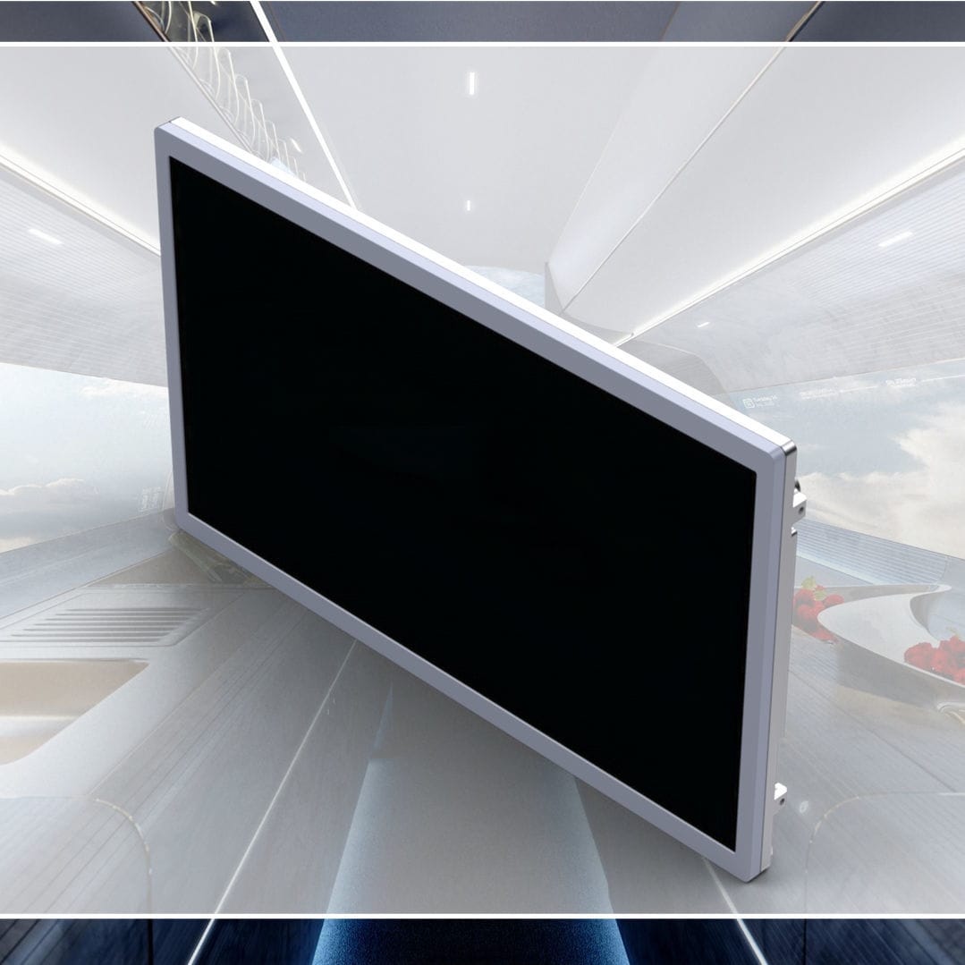 Inflight entertainment aircraft cabin display - Rosen Aviation - 3840 x ...
