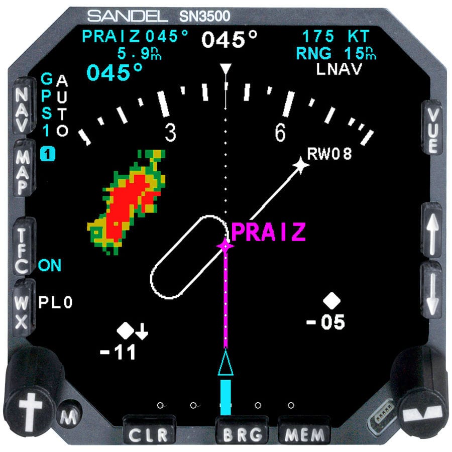 Navigational display navigational display - SN3500 - Sandel Avionics ...