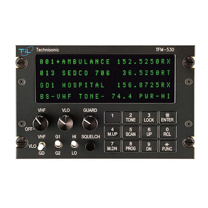 VHF audio panel - TFM-530 - Technisonic Industries Ltd. - for aircraft ...
