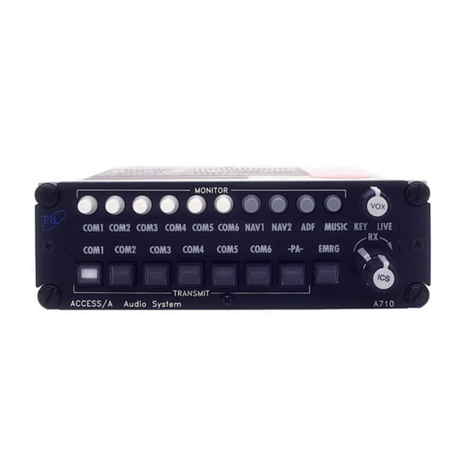 Audio panel - A-710 - Technisonic Industries Ltd.