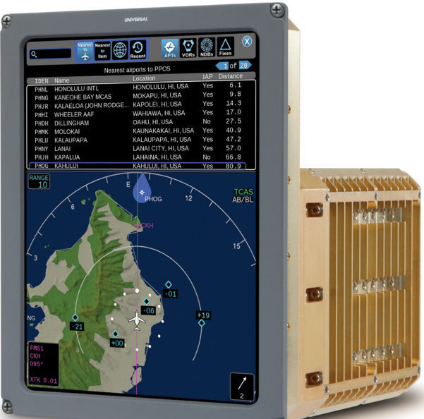 MFD - EFI-1040 - Universal Avionics Systems Corp. - PFD / EFIS / LCD