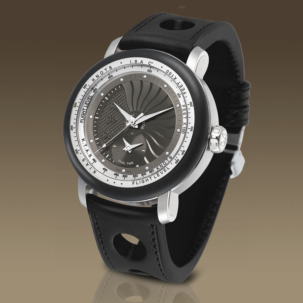 Aviator watch - Aviator I Turbo - YESLAM GENEVE - with true airspeed ...