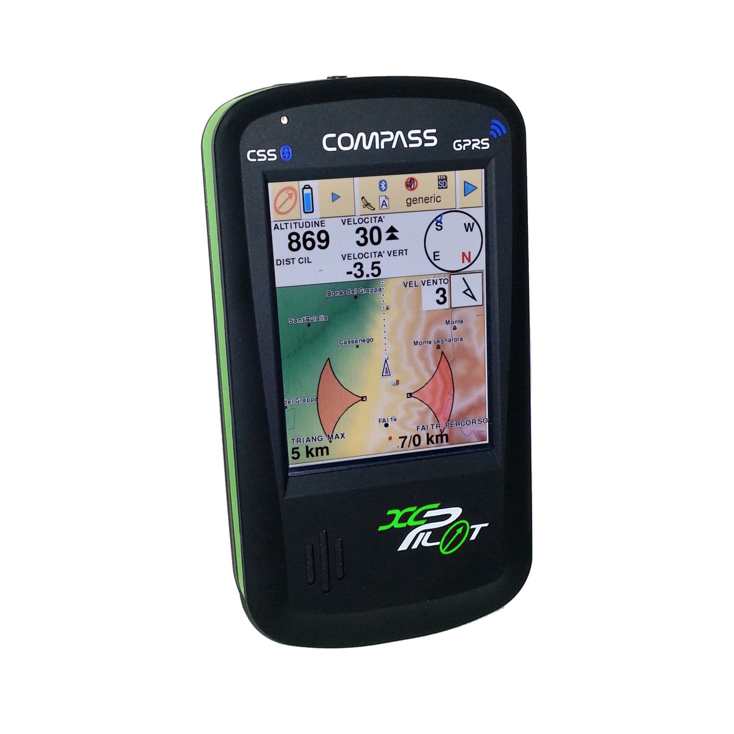 Free flight alti-vario-GPS - XC Pilot - Compass srl - personal