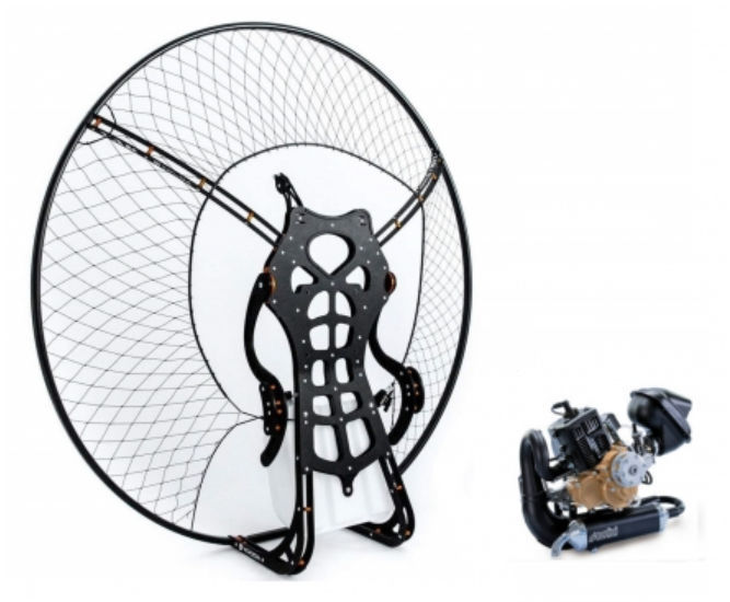 Single-seat paramotor - YAK 200 - Yooda Paramotors Atelier - 2-stroke ...
