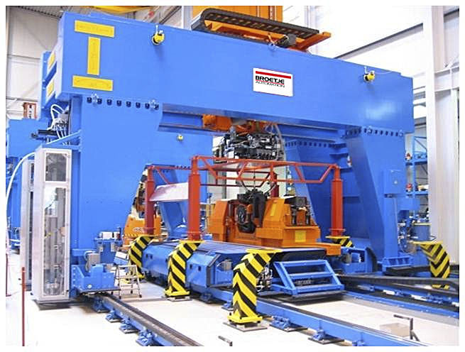 Electric riveting machine - MPAC - Broetje-Automation - for rivets ...