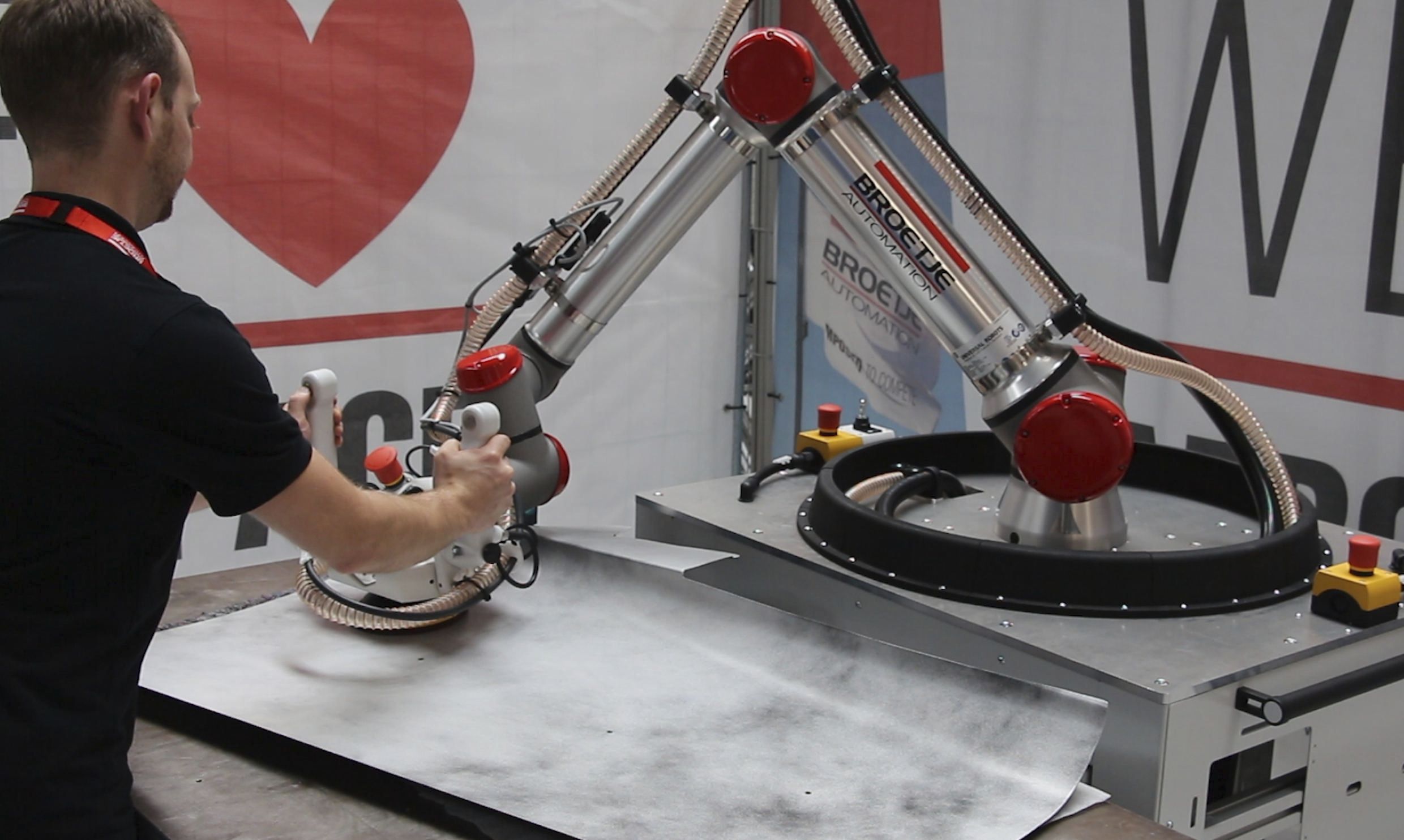 Collaborative robot - CoBots - Broetje-Automation - for aeronautics / mobile