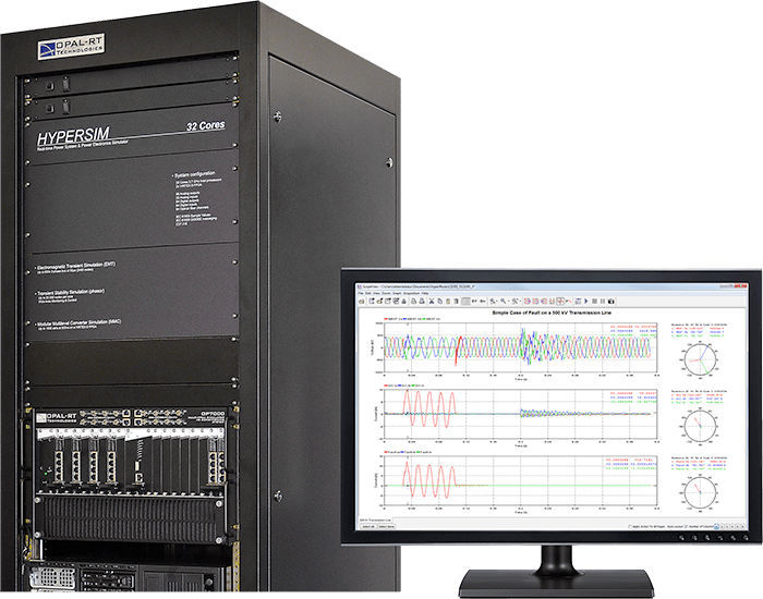 Test software - HYPERSIM - OPAL-RT Technologies - analysis / data ...