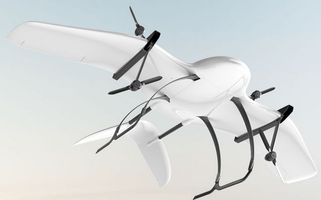 Professional UAV - WINGCOPTER - aerial photography / inspection ...