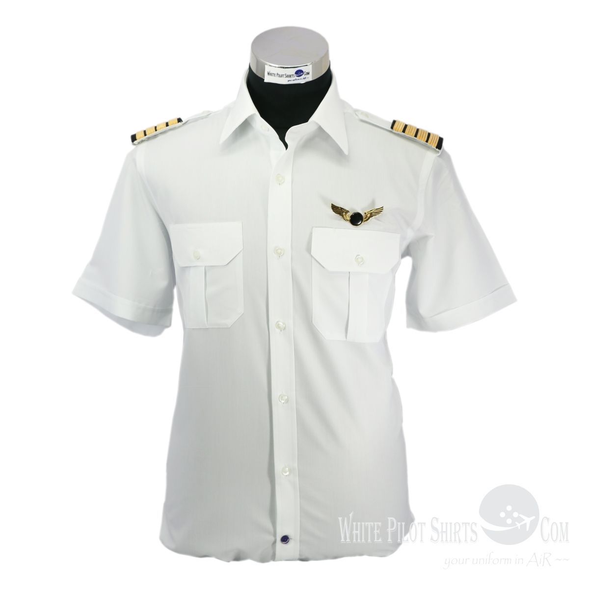 Men's uniform - Blended - Whitepilotshirt.com - for pilot / cotton