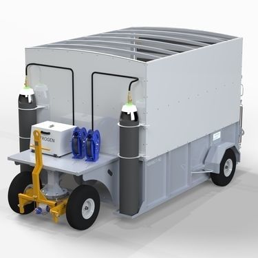 Runway baggage trailer - NBWBCT-N2 - Newbow Aerospace - 4-wheel / open