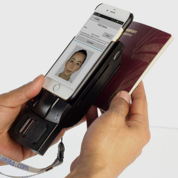 Portable RFID reader - Grabba, Inc. - for boarding passes / for access ...