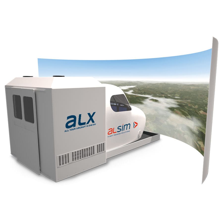 Flight simulation cabin - ALX - ALSIM - aircraft / training / cockpit