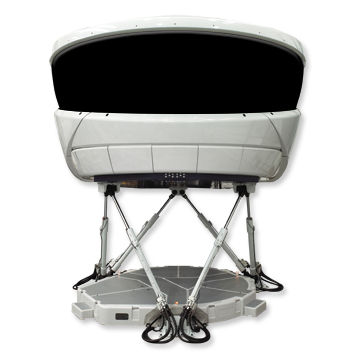 Flight simulation cabin - L-3 LINK - training / with enclosed cockpit ...