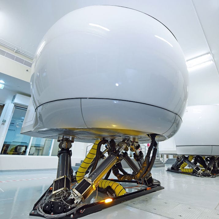 Flight simulation cabin - MMS - TRU Simulation + Training Textron ...