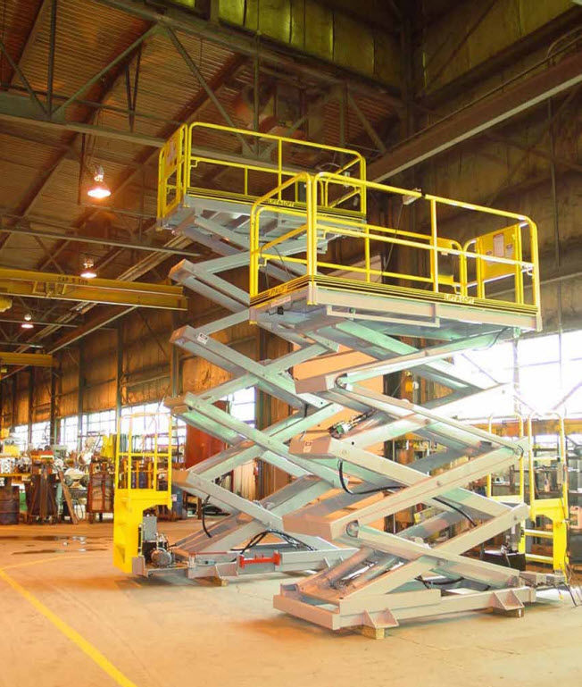 Working lifting platform - MP24 - Lift-A-Loft Corporation - scissor