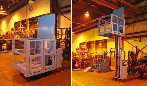 Access lifting platform - VM18 - Lift-A-Loft Corporation - mast-climbing