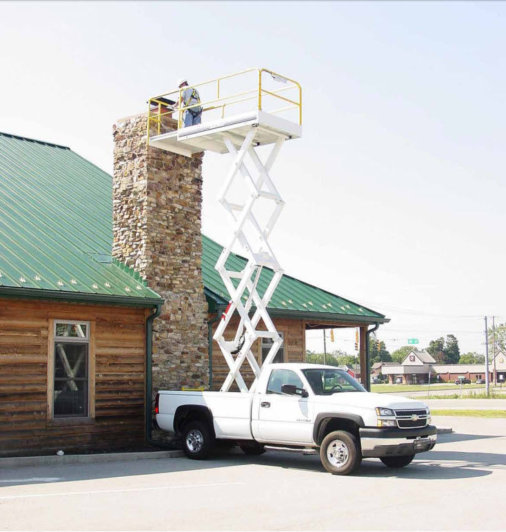 Working lifting platform - TL22 - Lift-A-Loft Corporation - scissor ...