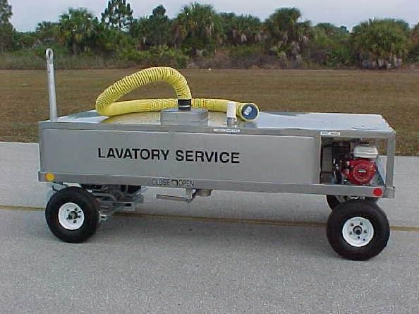 Towed lavatory cart - PNX-LC250 - Phoenix Metal Products Inc. - for ...