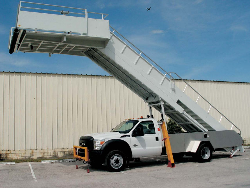 Access stairs - PNX-PAS228 - Phoenix Metal Products Inc. - mobile ...