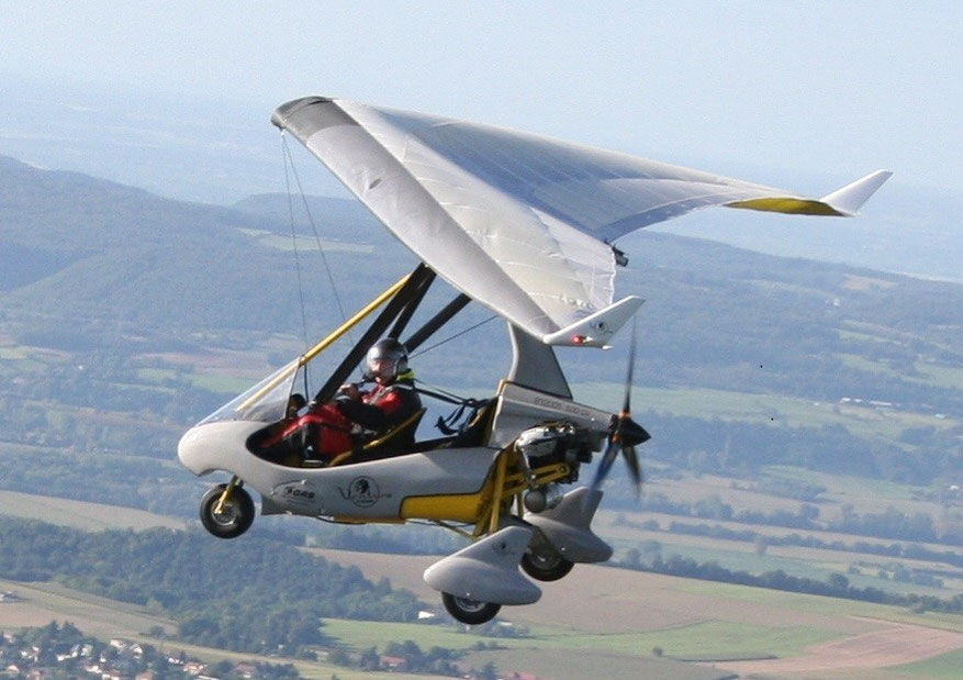 Two-seater ultralight trike aircraft - VENTURA ULM - 4-stroke engine