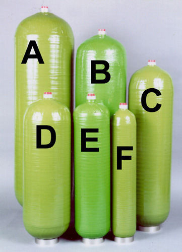 Aircraft oxygen cylinder - Kevlar - MH Oxygen/Co-Guardian