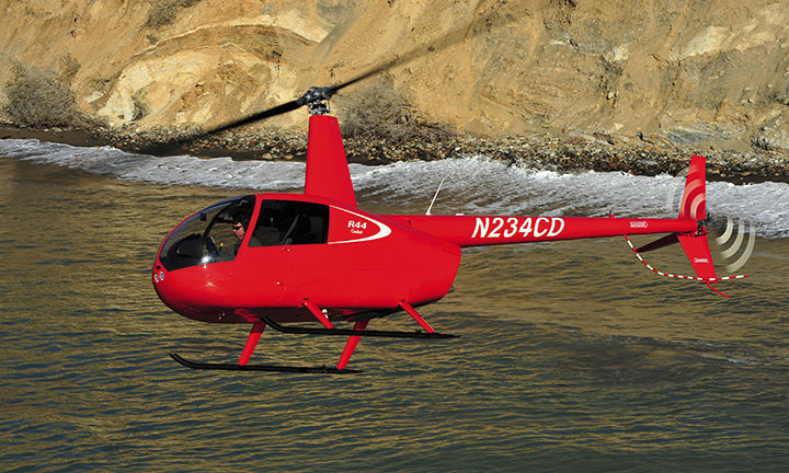 Two-seater helicopter - R44 Cadet series - ROBINSON - cargo / piston ...