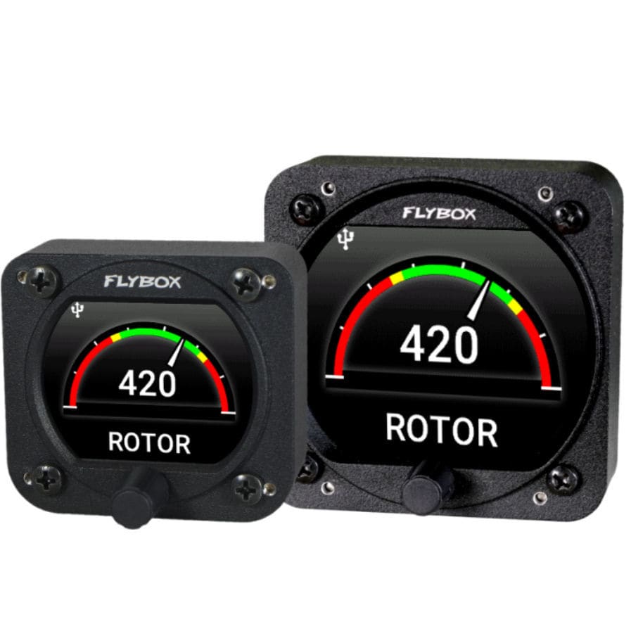 Analog tachometer - Omnia ROTOR series - Flybox Avionics - digital ...