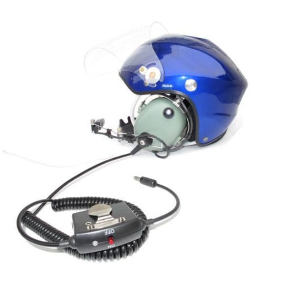 Helicopter helmet - HM1101HC - Nicepower Tech Inc - half jet / black ...