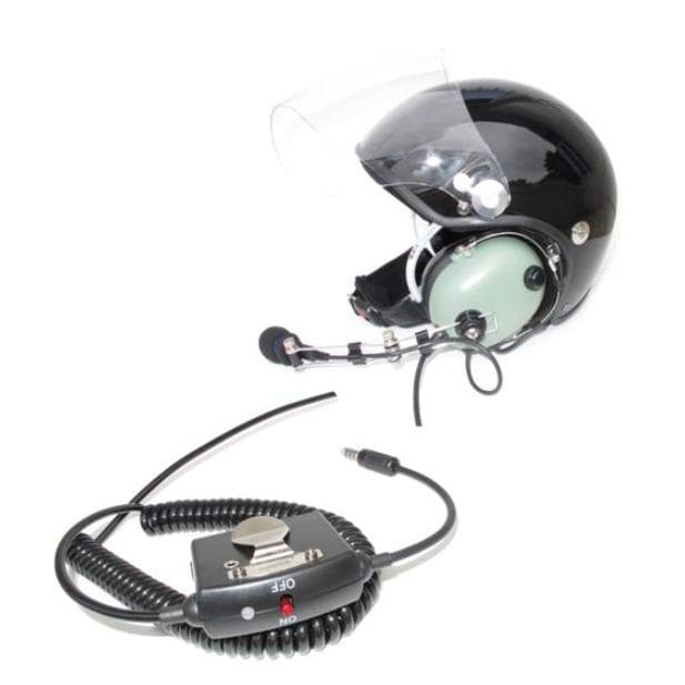Helicopter helmet - HM1102HC - Nicepower Tech Inc - half jet / black ...