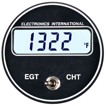 Temperature gauge - EC-1 EGT - Electronics International - digital ...