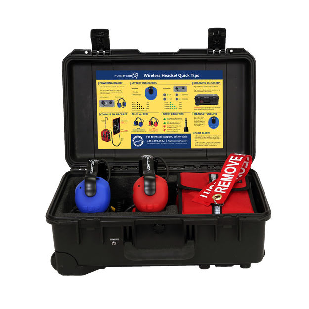 Ramp agent headset - FL611C , FL612C - Flightcom - for runway / for ...