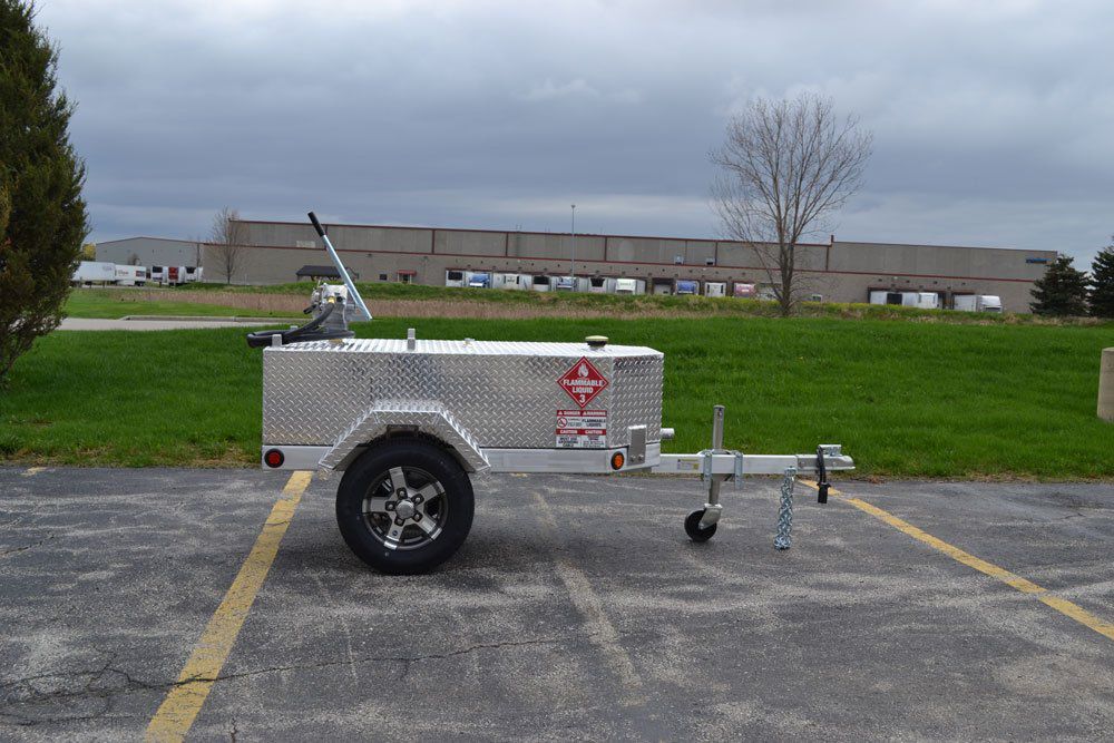 Towed fuel cart - 110 Manual - Gas Trailer - for airport