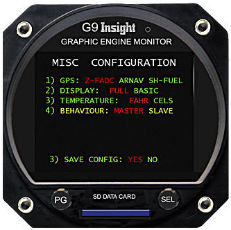 Temperature gauge - G9 - Insight Instrument Corp. - flow / digital / fuel