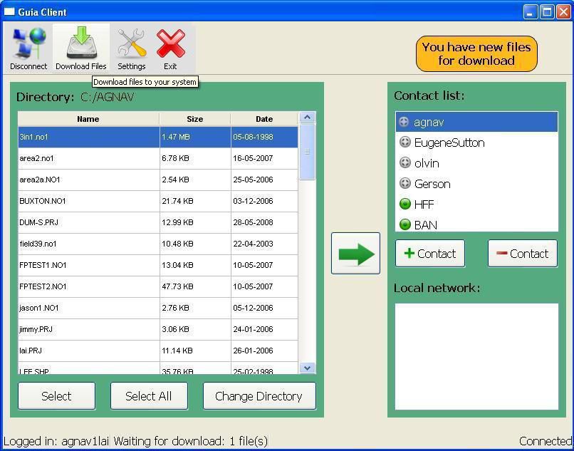 Data management software - AgNavLink - AG-NAV - for aeronautics