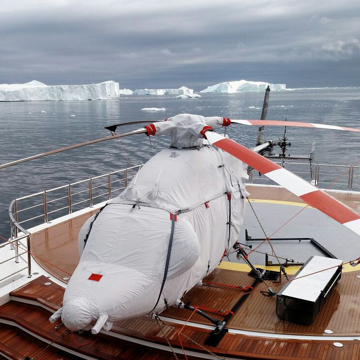 Helicopter cover - Bell 429 - Air Covers Ltd - cockpit / for engines