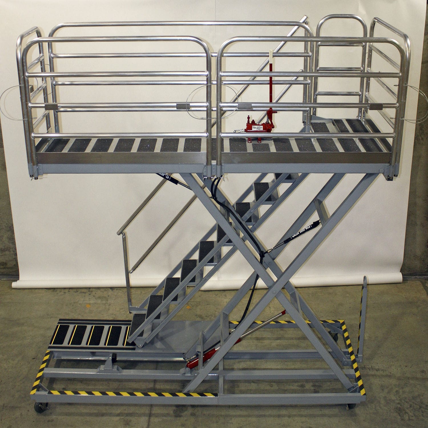 Engine access platform - AS-SB-801-11 - AllStands - movable / fixed