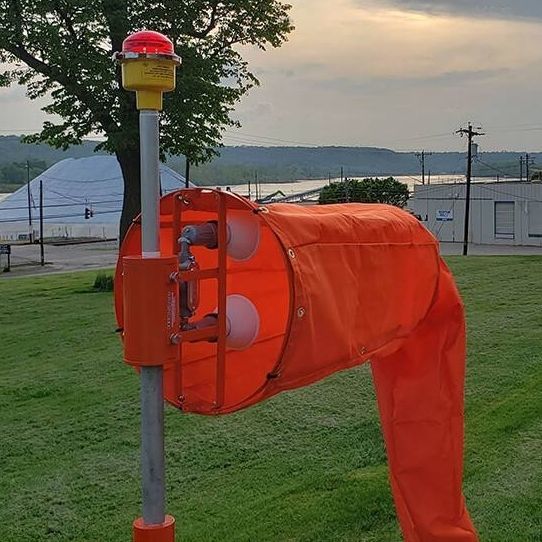 Airport wind cone - HP0908 - FEC Heliports - with mast / internally ...